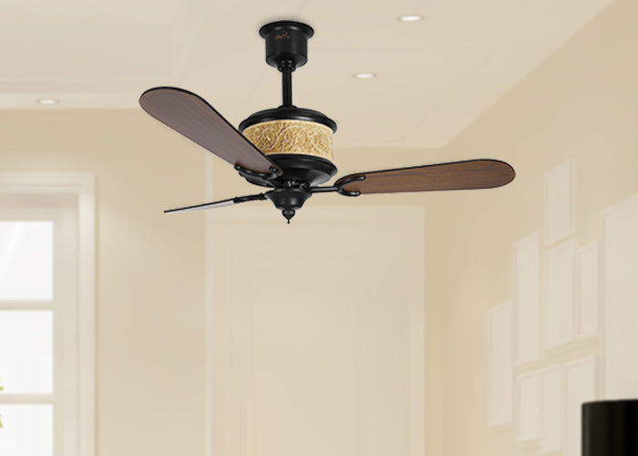 Monarch Camel Bone Ceiling Fan – Handcrafted Elegance