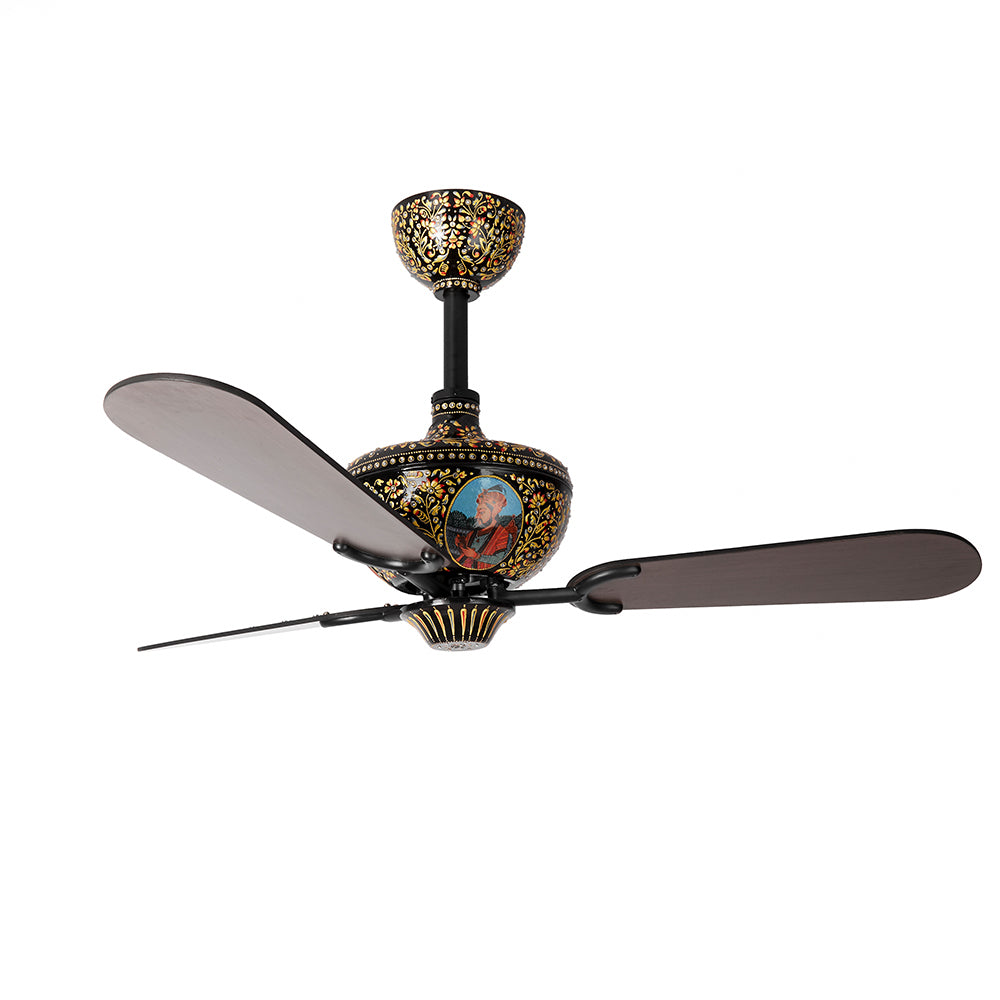 Signature Shalimar Ceiling Fan – Hand-Painted Elegance